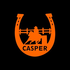 Personalized Barrel Racer,barrel Racing Decal,personalized Horse Decal ...