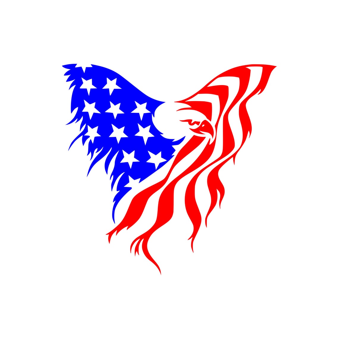 USA Eagle Vinyl Decalamerican Eagle Decalflag Vinyl - Etsy