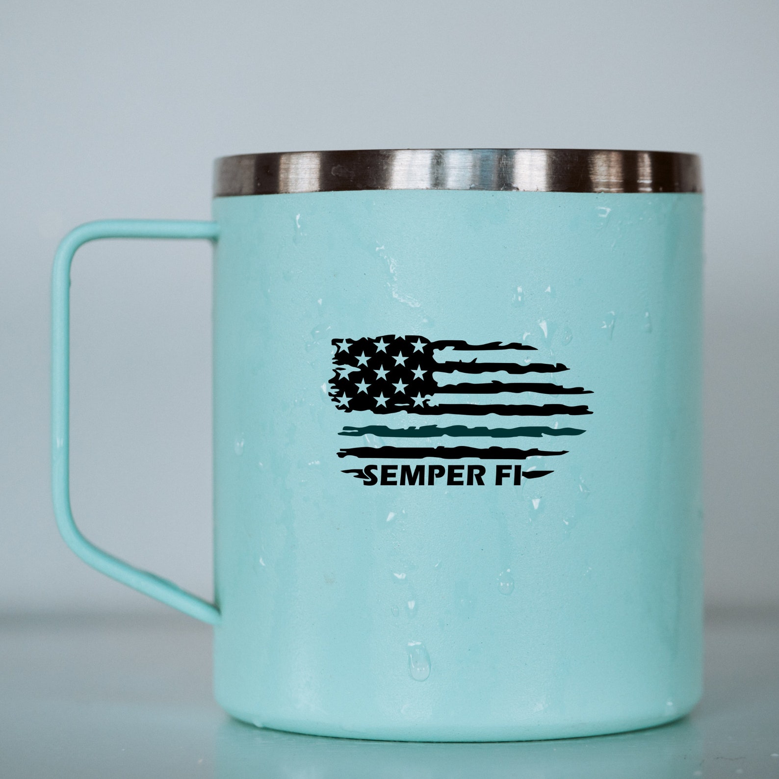 USMC Semper Fi Flag Semper Fi Flag Decal Marine Corp Vinyl | Etsy