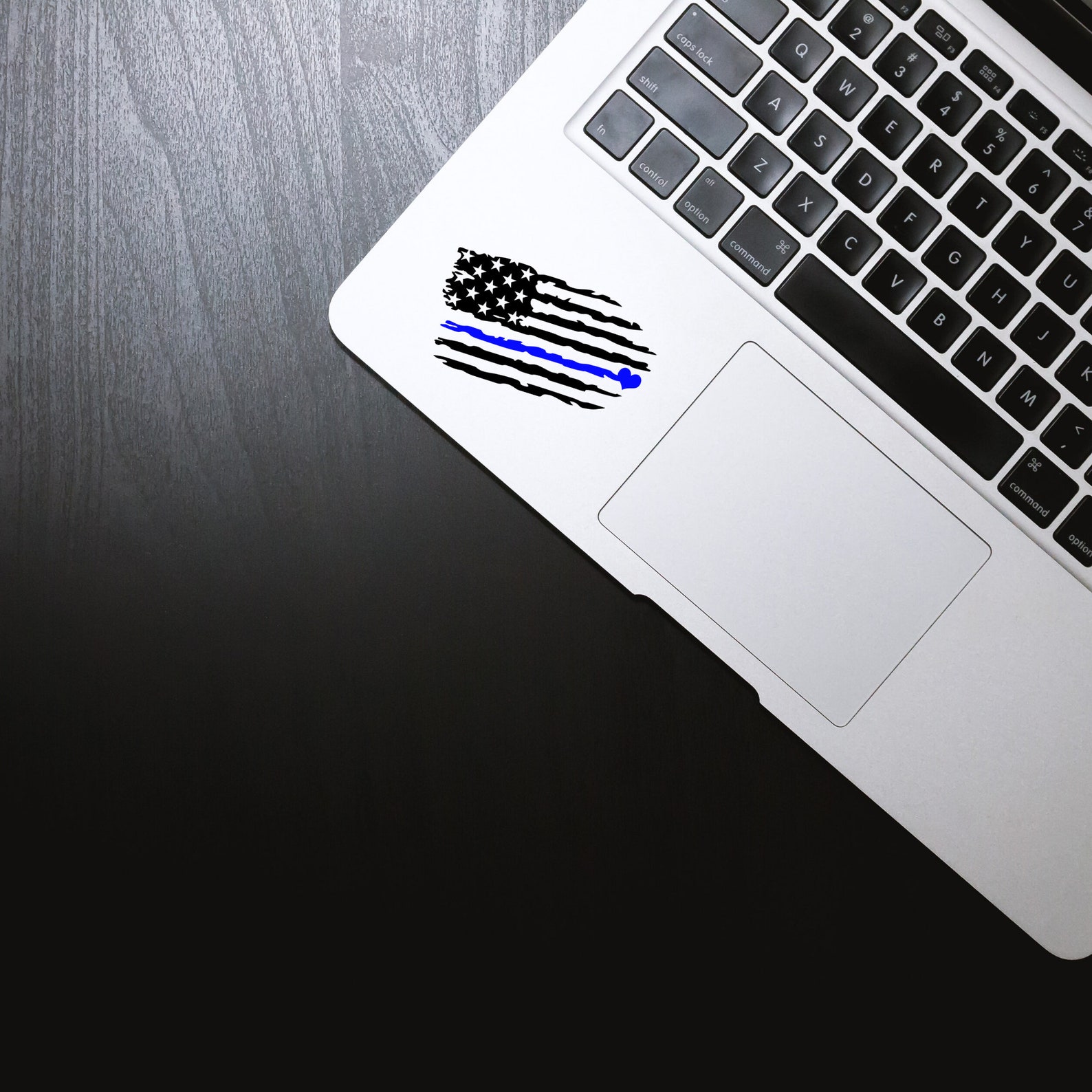 Thin Blue Line Decal With Heart Law Enforcement Decalblue | Etsy
