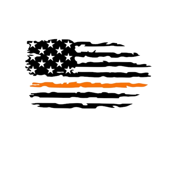 Thin Orange Line Flagorange Thin Line Flagsearch and Rescue | Etsy