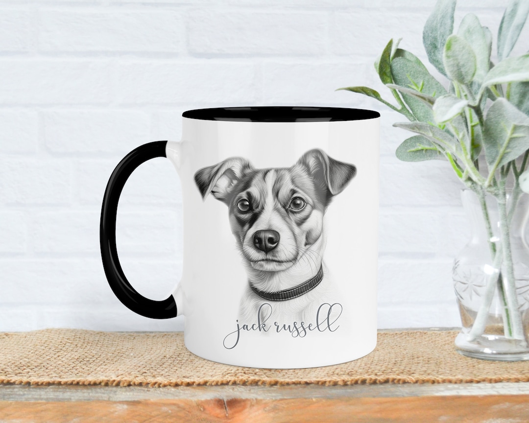 Personalised Dog Breed Mug, Jack Russell Gift, Jack Russell Mug, 11oz ...