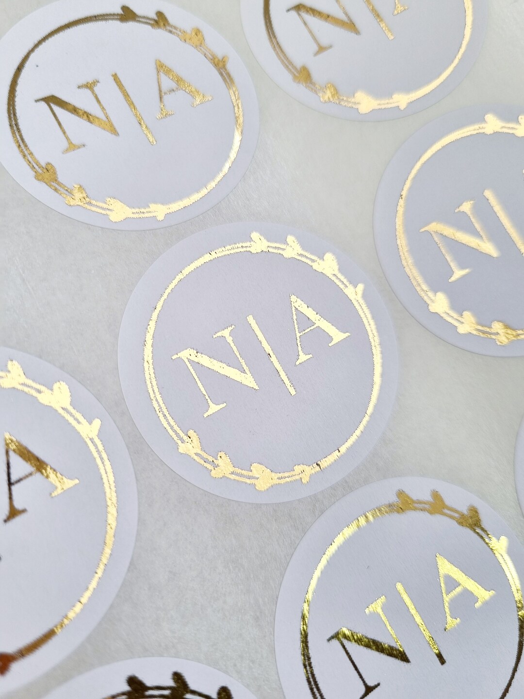 Monogram Wedding Stickers, White 37mm Stickers, Envelope Seals ...