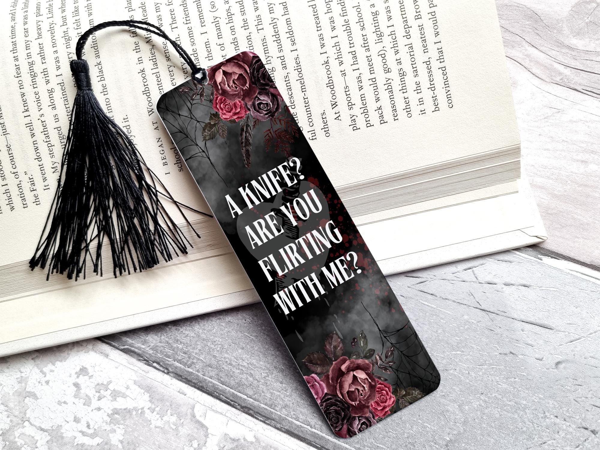 Haunting Adeline Bookmark, Hunting Adeline Bookmark, Booktok, Dark ...
