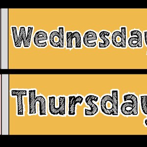 Pencil Flip Calendar for Classroom, Classroom Decor, Classroom Calendar ...