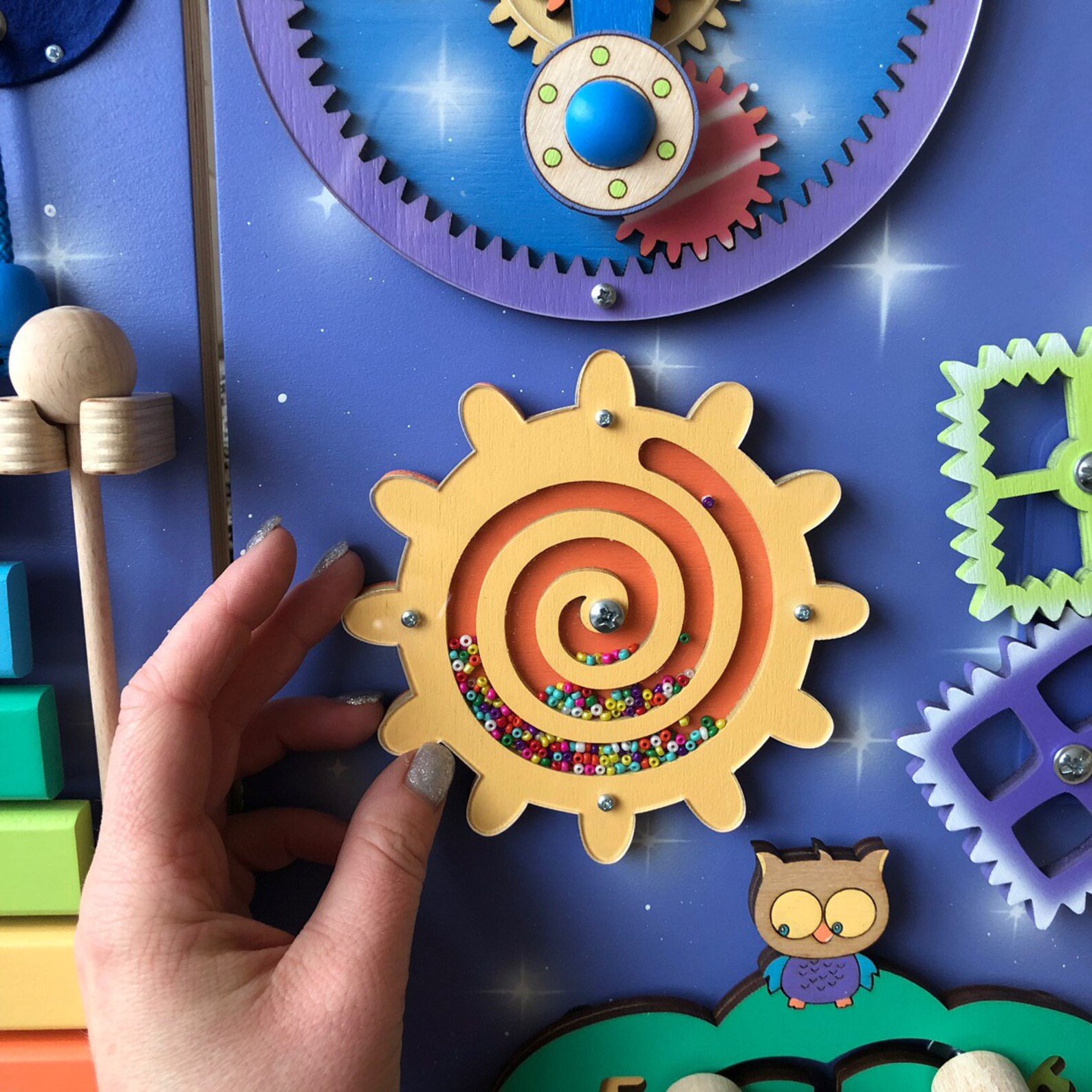 Large Busy Board for Toddler 70x100 Cm 2 Modules Sensory - Etsy