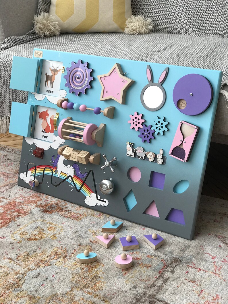 Toddler Busy Board Activity Board for Toddler Busyboard | Etsy Canada