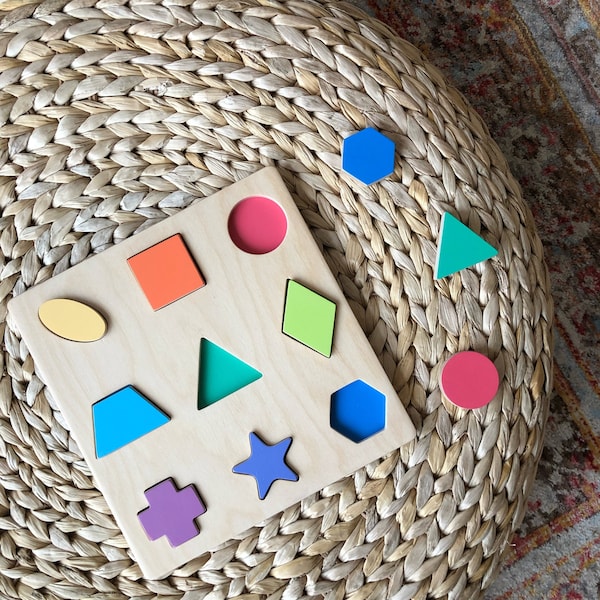 Geometric Puzzle - Etsy