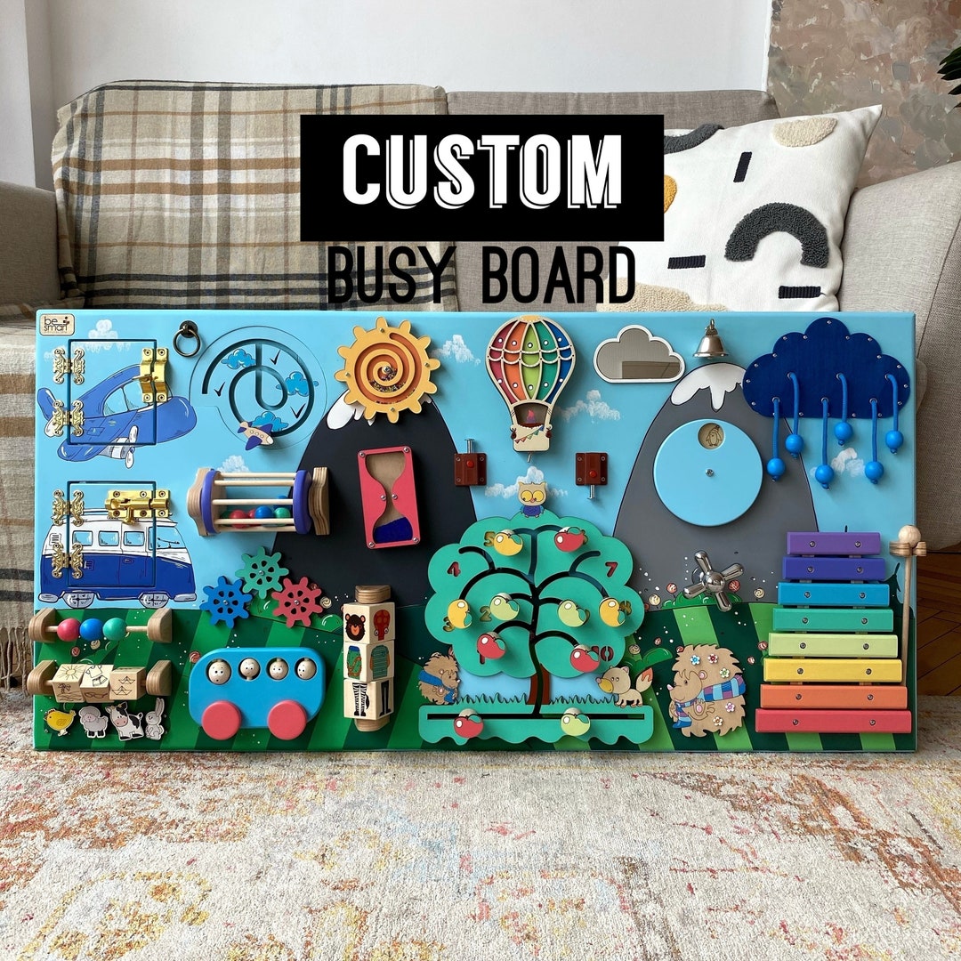 Custom Busy Board Big Size 50x100 Cm Activity Board for Toddler ...