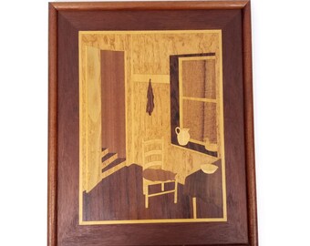 Wood Inlay Picture | Etsy