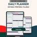 Minimalist Daily Planner Daily Journal Daily Schedule to - Etsy