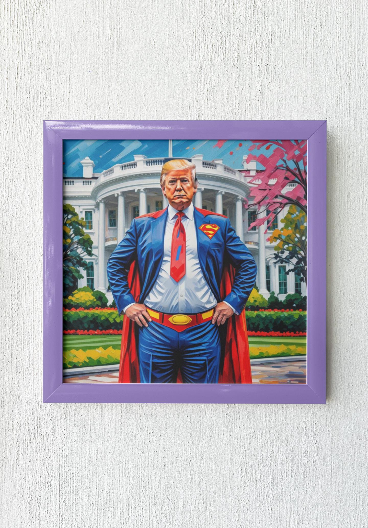 Donald Trump Fan Art Superman MAGA 2024 Campaign T-shirt & Hoodie ...