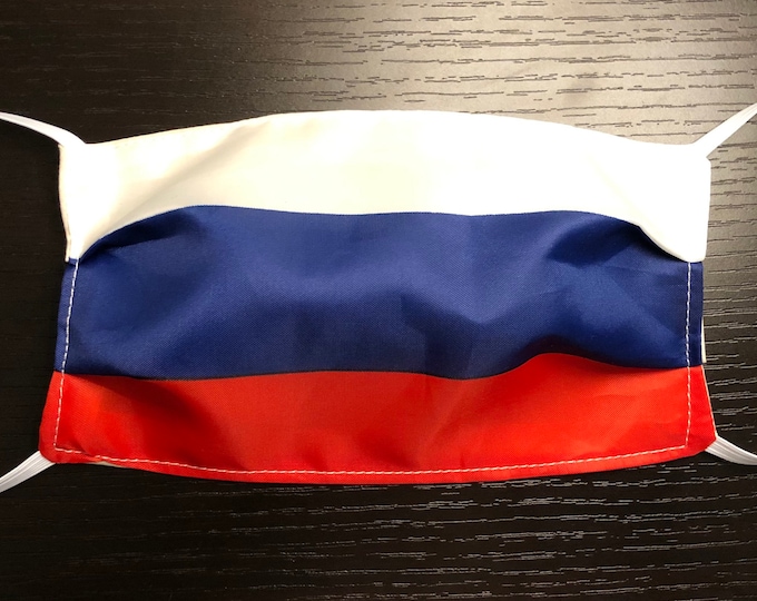 2 Pack Russian Face Mask Washable Russia Flag Cotton Cloth Fabric Buy ...