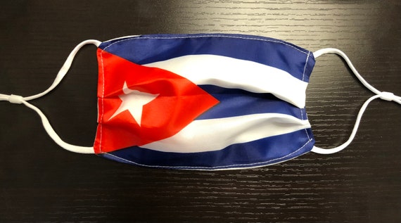 2 Pack Cuba Face Mask Cuban Flag Washable Reusable Cotton | Etsy