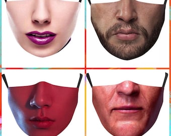 Custom Face Mask - Etsy