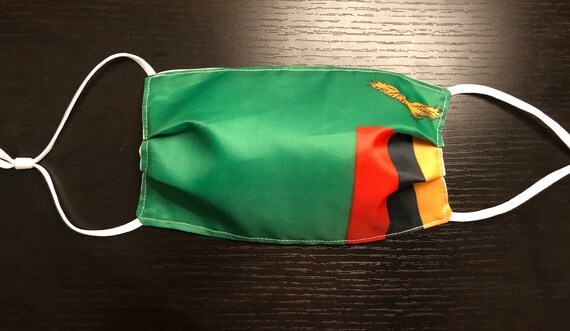 2 Pack Zambia Face Mask Zambian Washable Cotton Reusable - Etsy