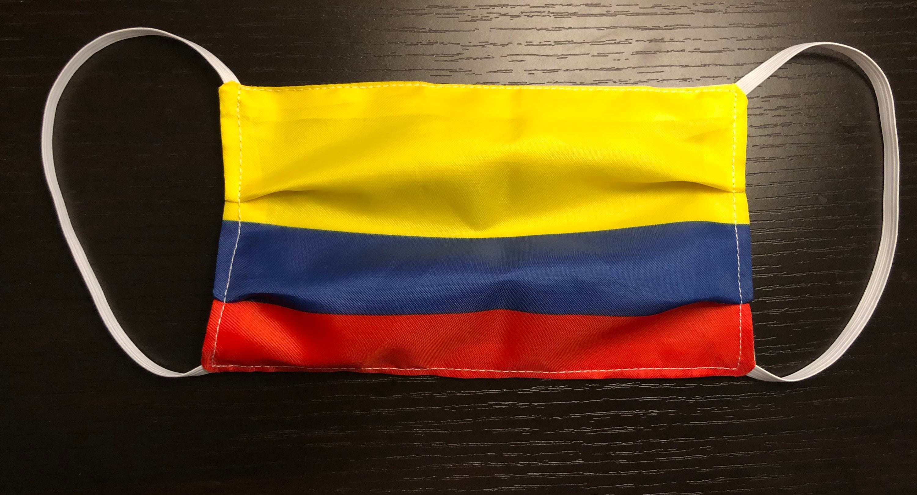 2 Pack Colombia Face Mask Washable Colombian Flag Adjustable | Etsy