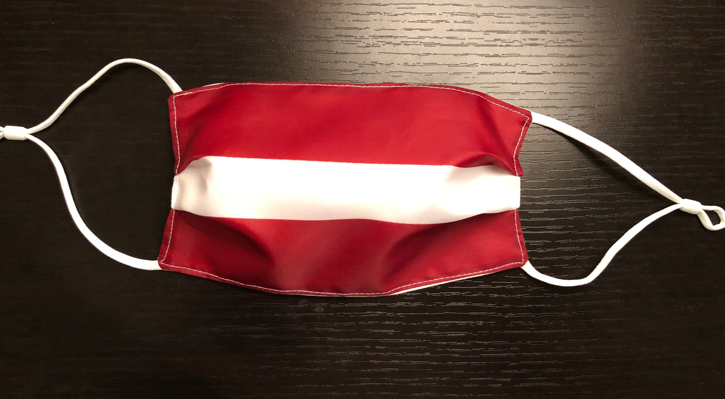 2 Pack Latvia Flag Face Mask Washable Cotton Cloth Fabric | Etsy