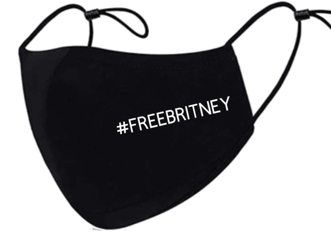 Free Britney Face Mask #FREEBRITNEY Washable Cotton Adjustable Elastic ...