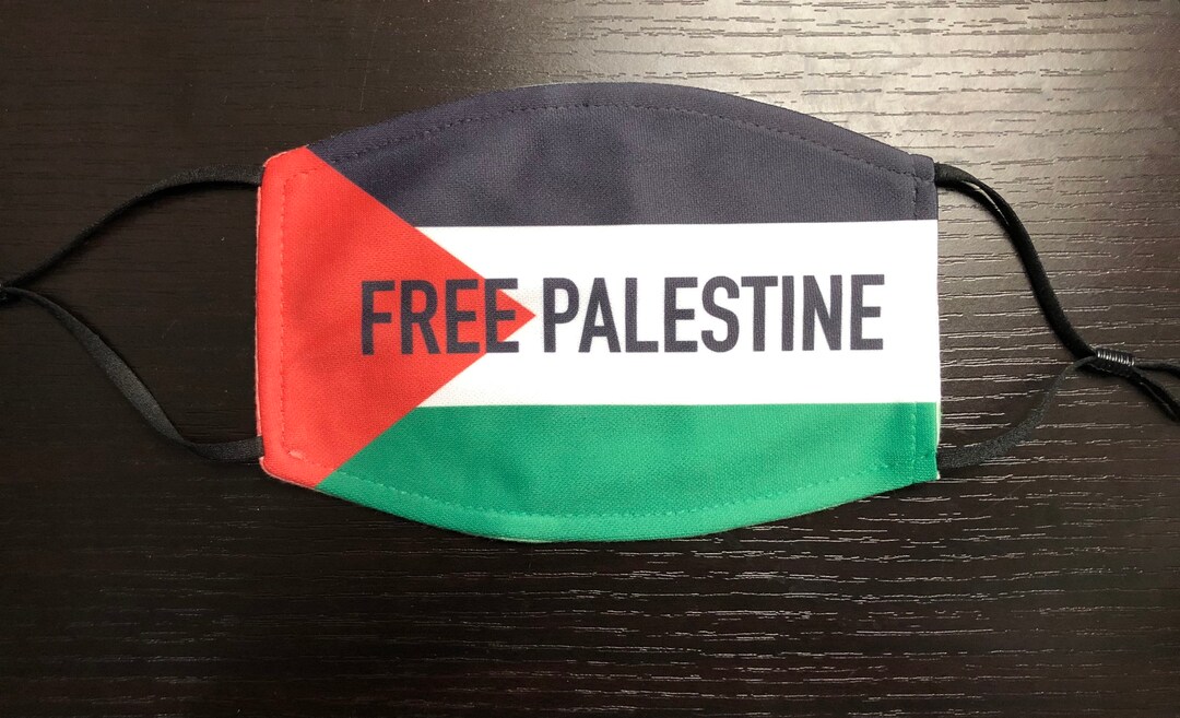 Free Palestine Flag Face Mask Washable Adjustable Palestinian - Etsy