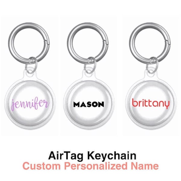 Custom Air Tag Key Chain - Etsy