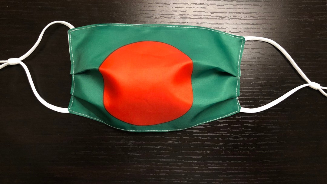 Bangladesh Flag Face Mask (2 Pack), Adjustable Straps - Etsy