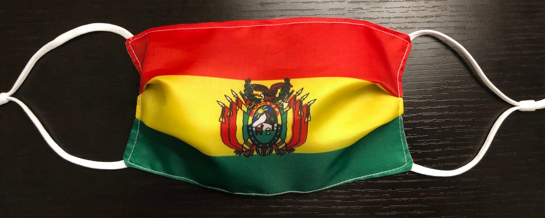 2 Pack Bolivia Face Mask Bolivian Flag Washable Reusable Cotton Cloth ...