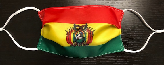 2 Pack Bolivia Face Mask Bolivian Flag Washable Reusable | Etsy