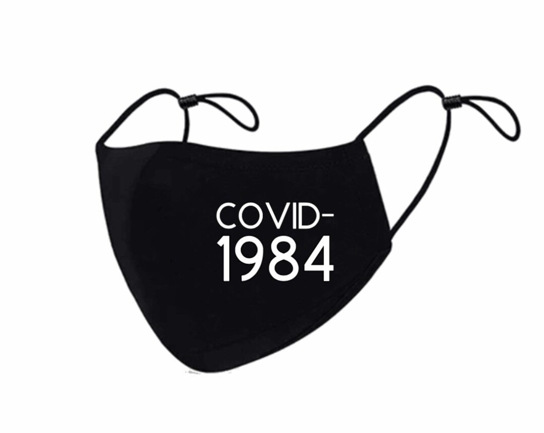 George Orwell 1984 Face Mask Washable Cotton Cloth Fabric Adjustable ...