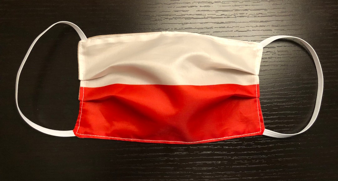 2 Pack Poland Flag Face Mask Polish Washable Reusable Cotton Cloth ...