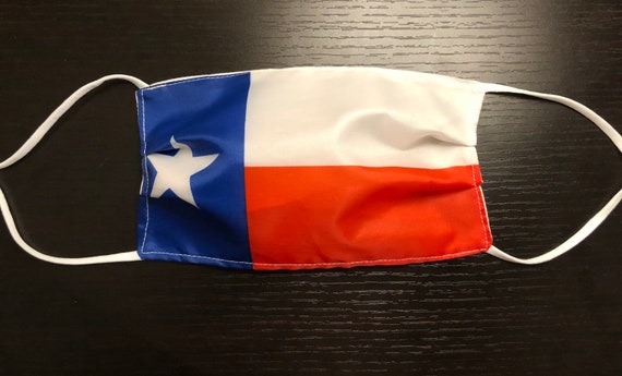 2 Pack Texas State Flag Face Mask Washable Cotton Adjustable | Etsy
