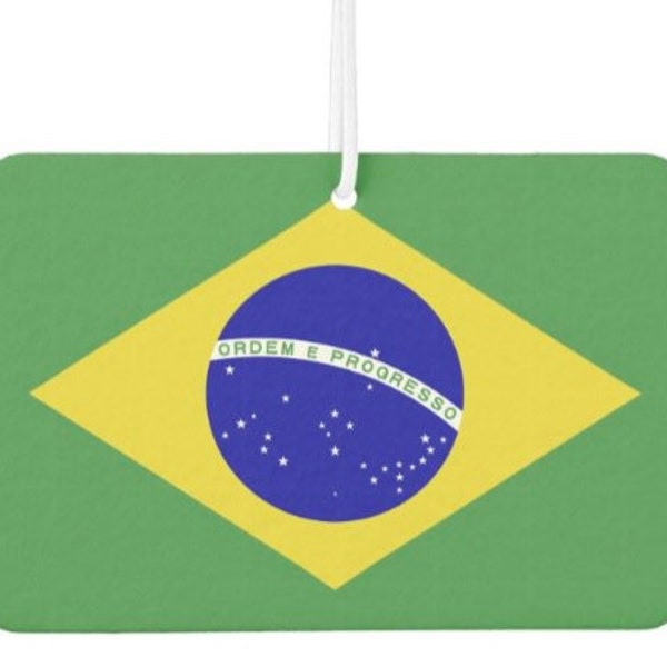 Brazil Flag Car Decal - Etsy