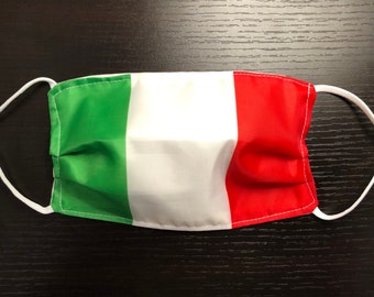 Italian Flag Face Mask - Etsy