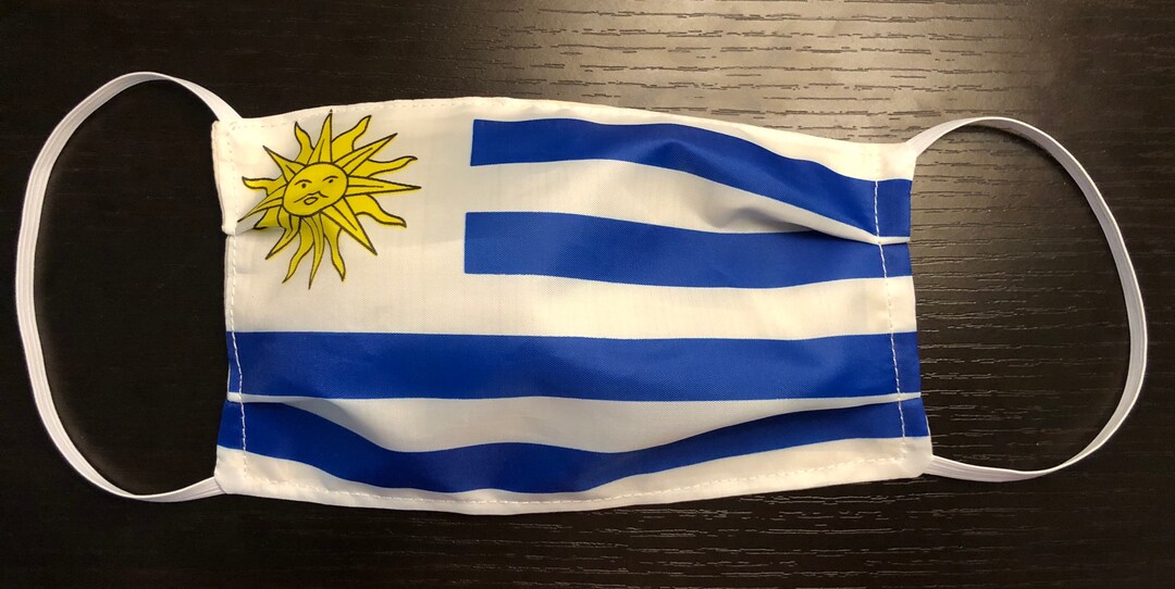 2 Pack Uruguay Flag Face Mask Washable Cotton Adjustable Buy One Get ...
