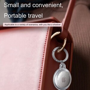 Premium 4 Pack AirTag Key Rings Airtags Case Keychain Ring for Apple ...