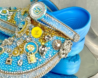 Custom Bedazzled Blinged Crocs - Etsy
