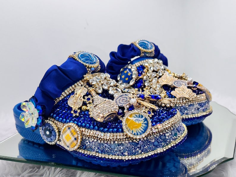 Custom Bedazzled Blinged Crocs - Etsy