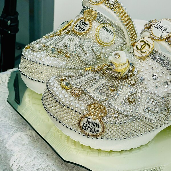 Wedding Crocs - Etsy