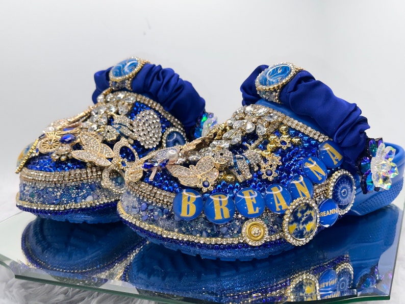 Custom Bedazzled Blinged Crocs - Etsy