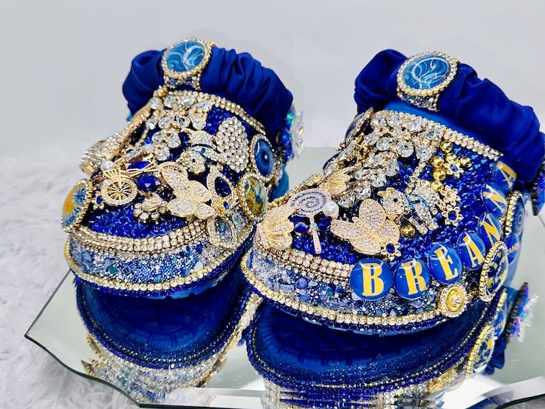 Custom Bedazzled Blinged Crocs - Etsy