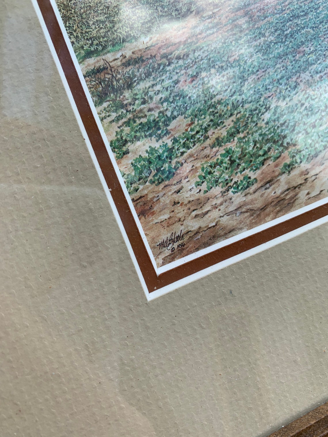 Vintage 1994 Mel Steele turnip Greens Lithograph - Etsy