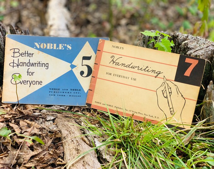 Vintage 1950’s Handwriting & Cursive Work Books/pamphlets. Vintage ...