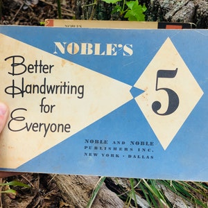 Vintage 1950s Handwriting & Cursive Work Books/Pamphlets. | Etsy