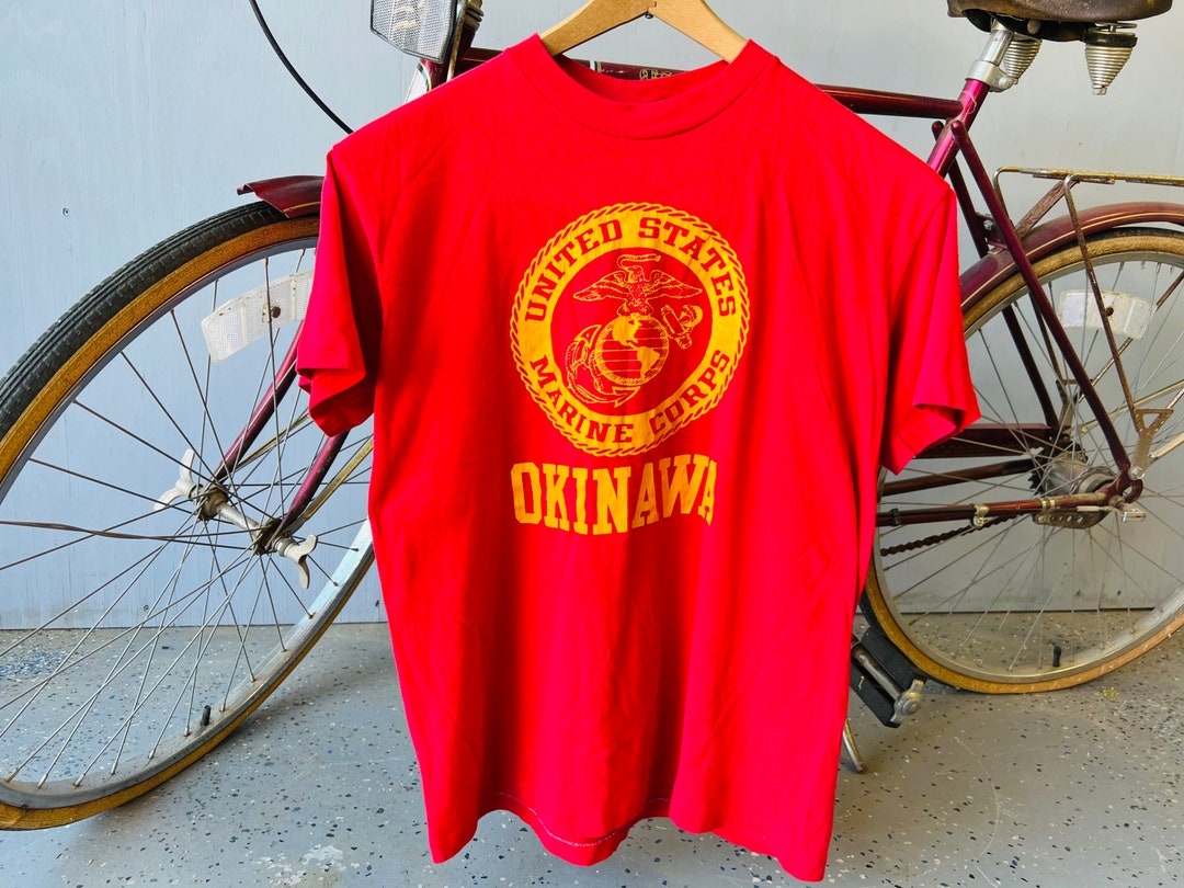Vintage 1970s/80s Artex Brand Red Okinawa Marine Corps - Etsy