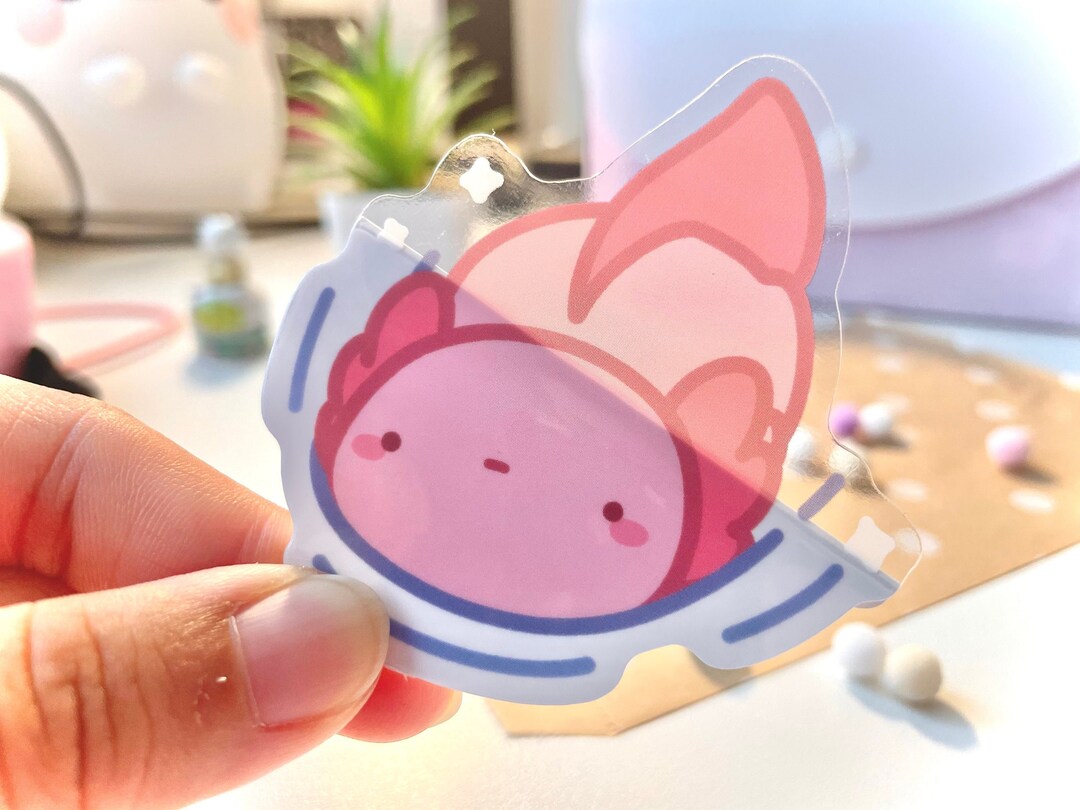 FFXIV Swimming Axolotl Sticker - Etsy