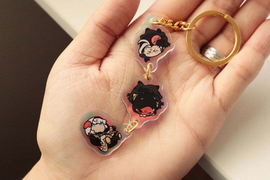 FFXIV Holographic Unsundered Keychain - Etsy