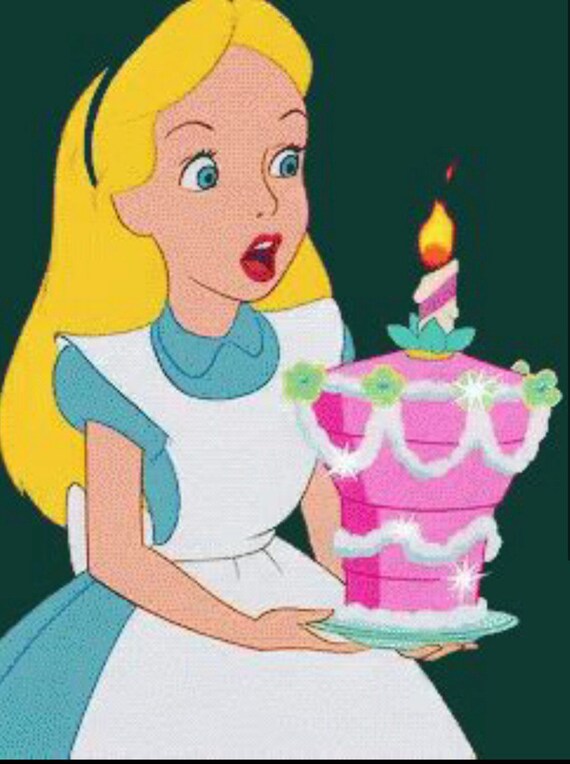 Alice In Wonderland Cake In Movie