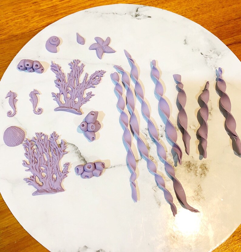 Gorgeous Gold and Pastel shaded corals and sea shells. 40 | Etsy