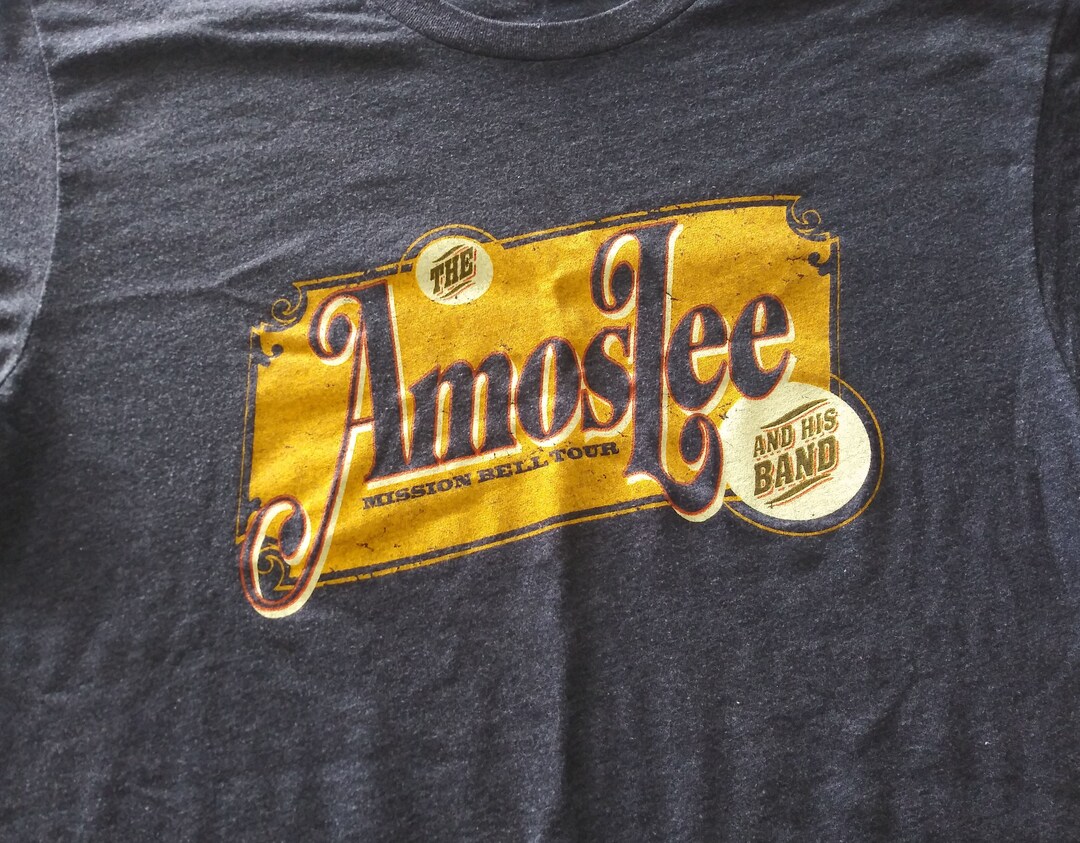 Amos Lee Band Shirt Small Mission Bell Tour - Etsy