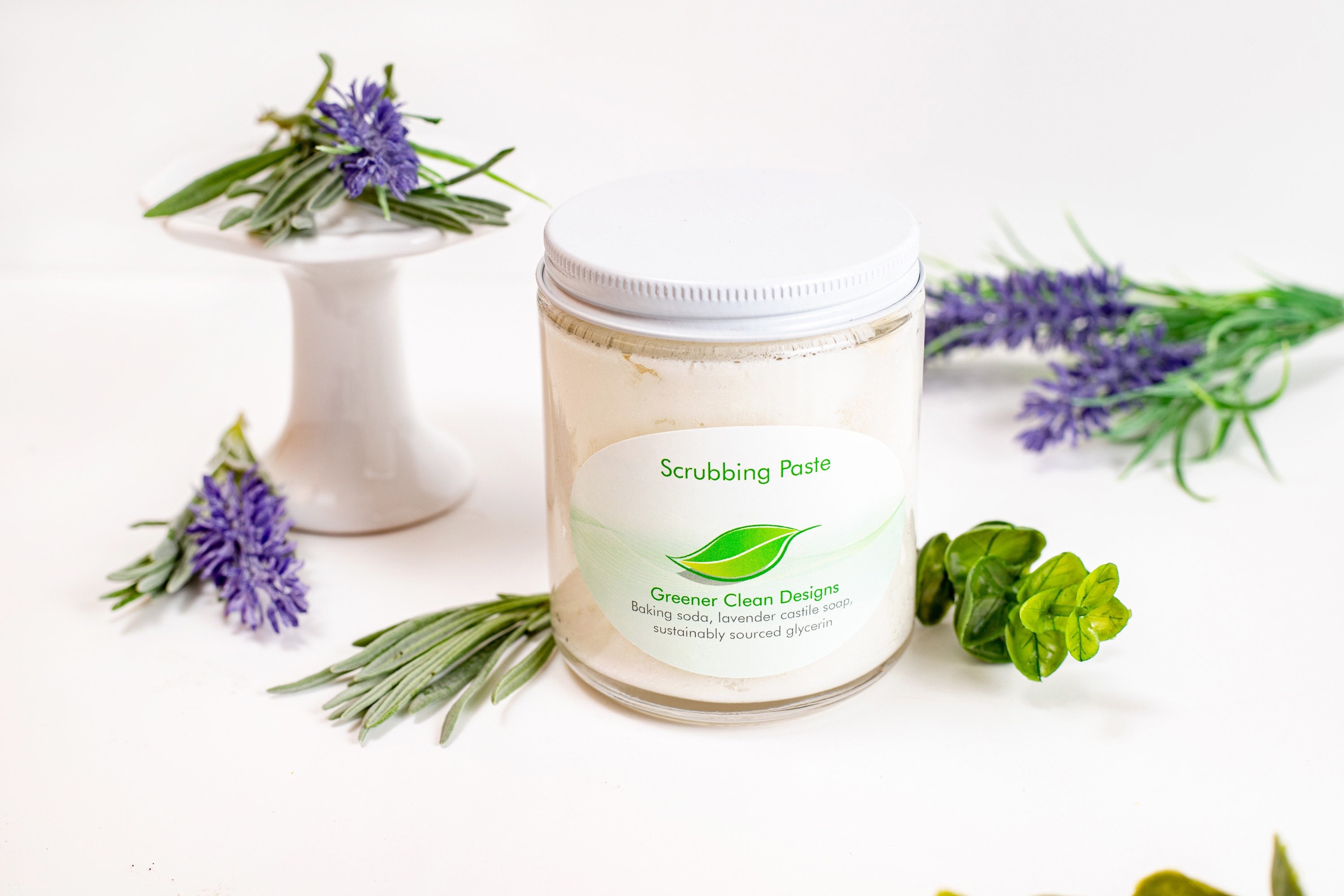 All Natural Scrubbing Cleaning Paste 8 Oz Zero Waste Jar | Etsy